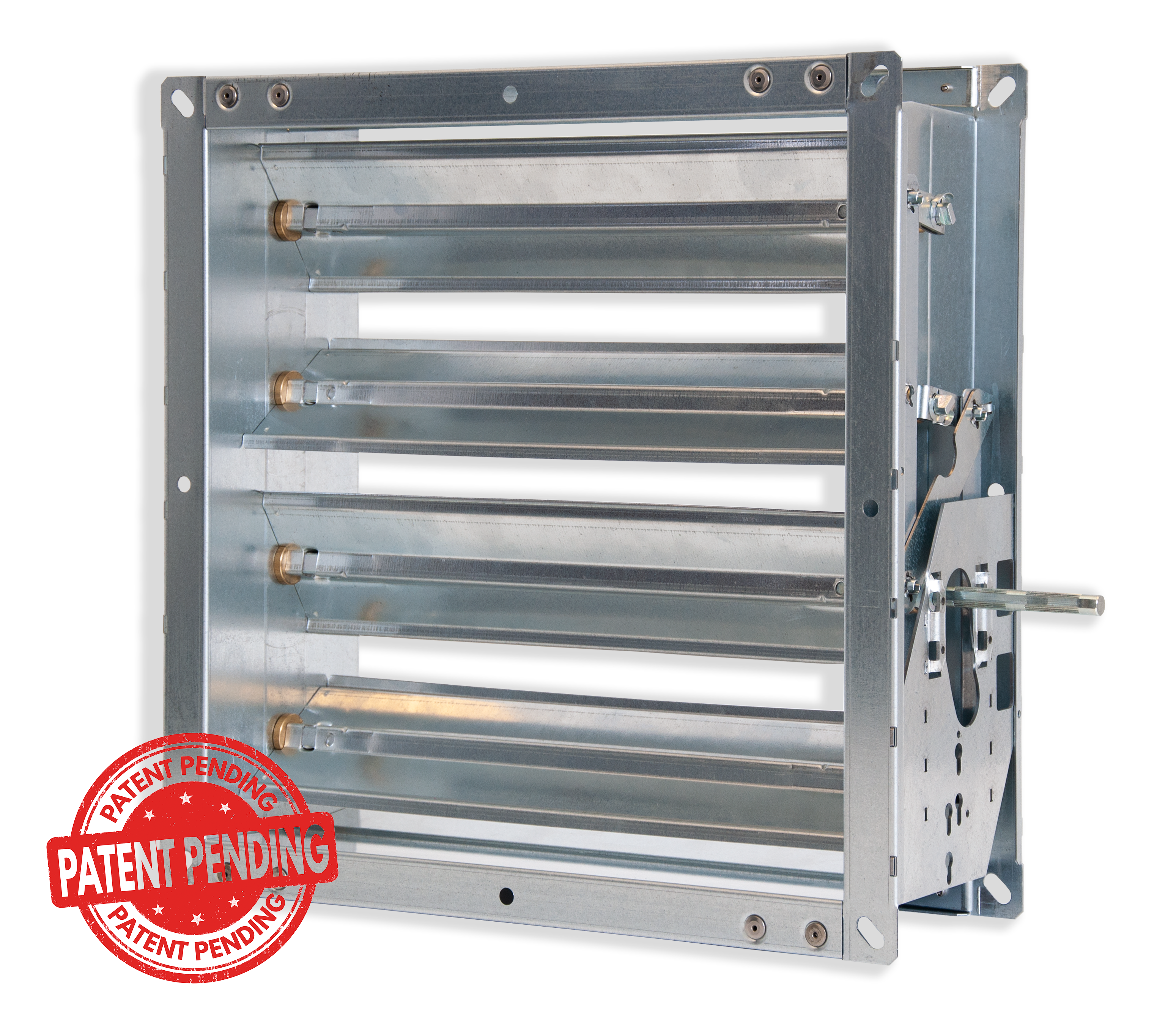 ETT 100 - GALVANISED STEEL AIR REGULATION DAMPER FOR HIGH TEMPERATURE ...