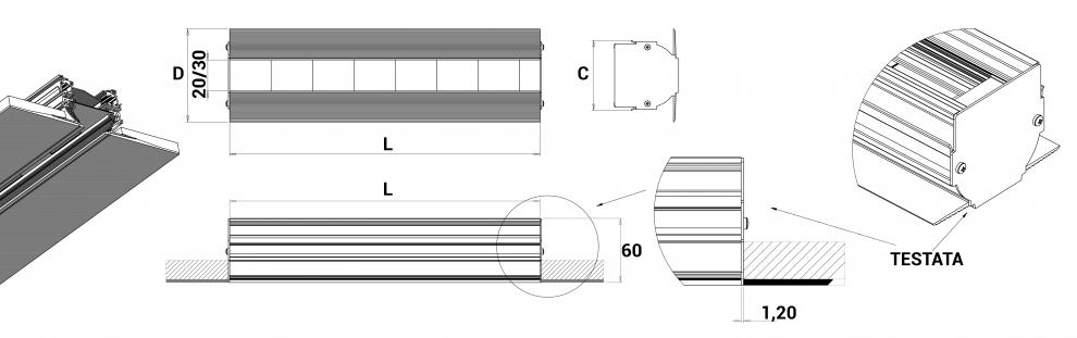 EDLS - EDLSB - Diffusori lineari a scomparsa - DIFFUSORI per il ...